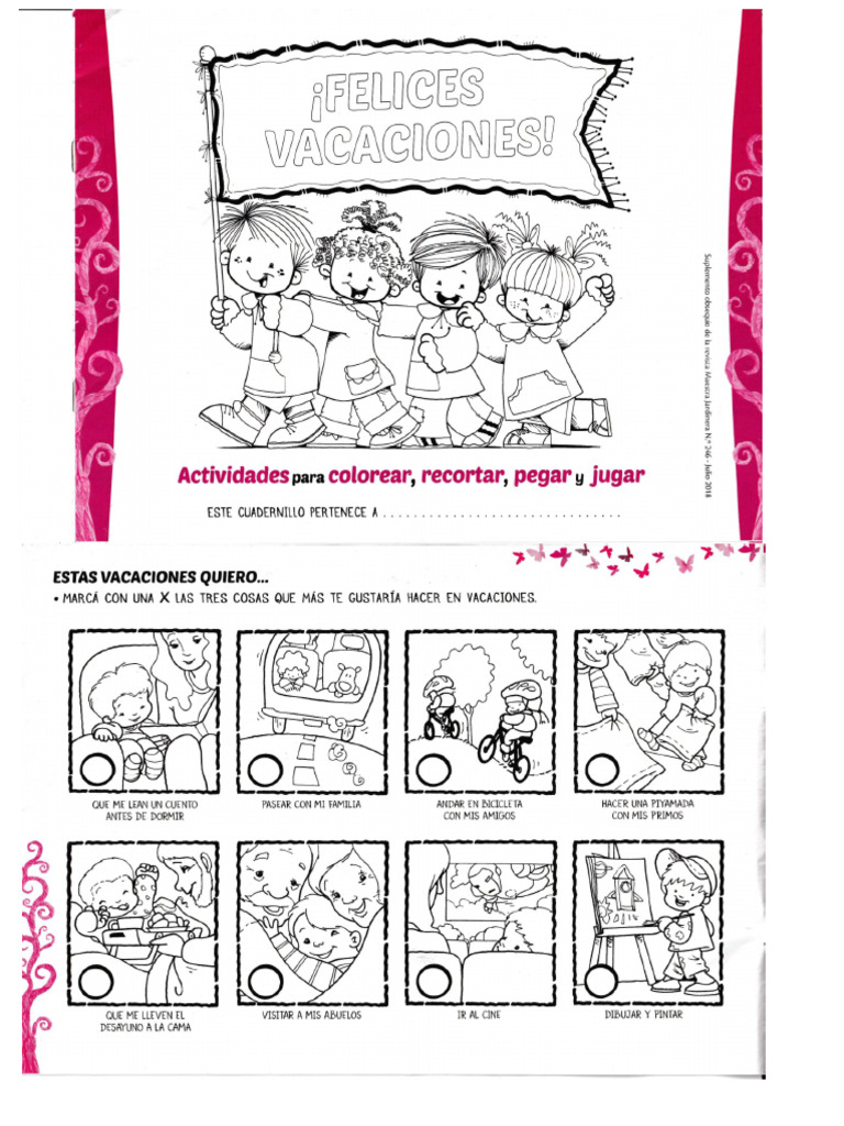 Libro Vacaciones | PDF