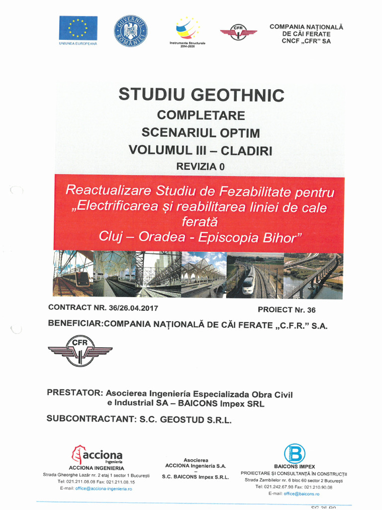 1. Studiu Geotehnic Cladiri | PDF