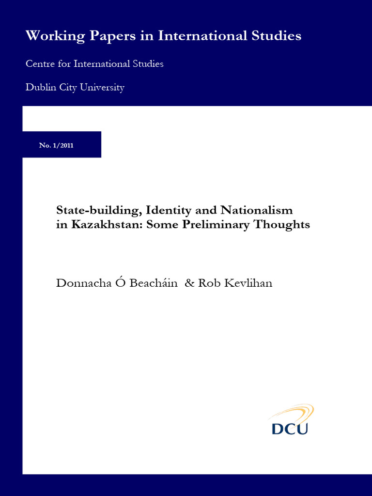 State Building Identity and Nationalism | PDF | Kazakhstan | Soviet Union