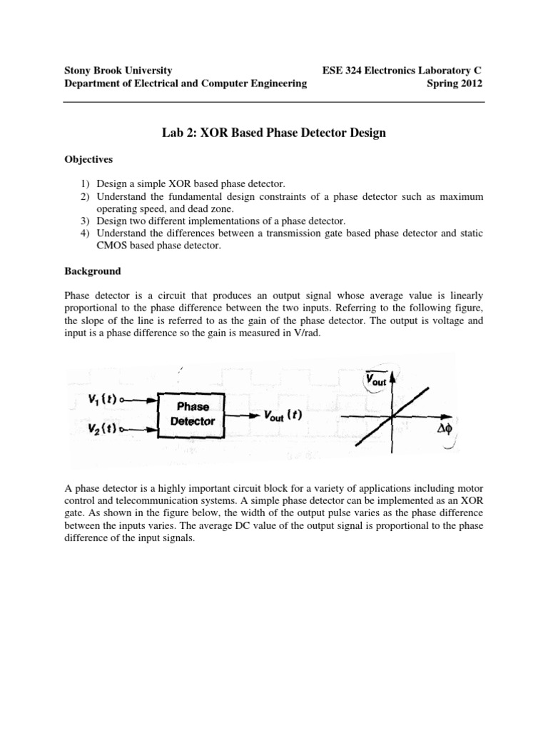 Comparing Transmission Gate and Static CMOS Implementations of an XOR ...