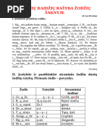 Nosinių Raidžių Rašyba | PDF