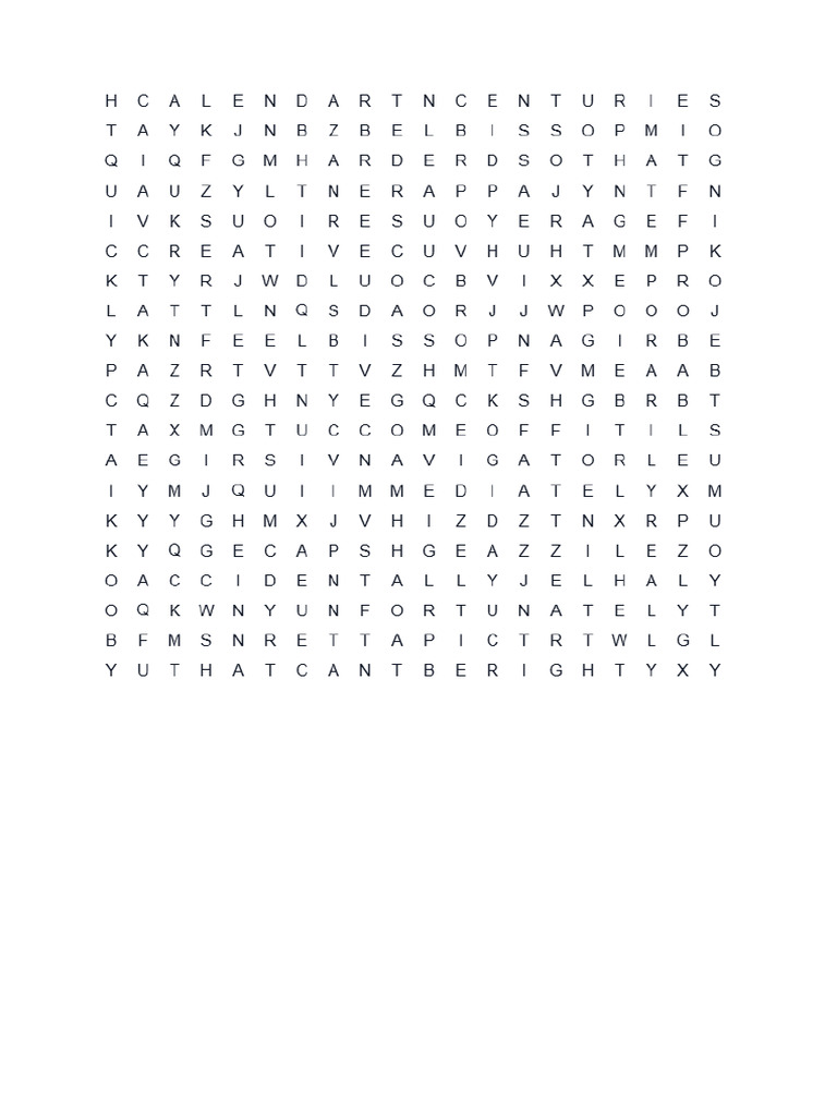 Unit 6 - Word Search | PDF