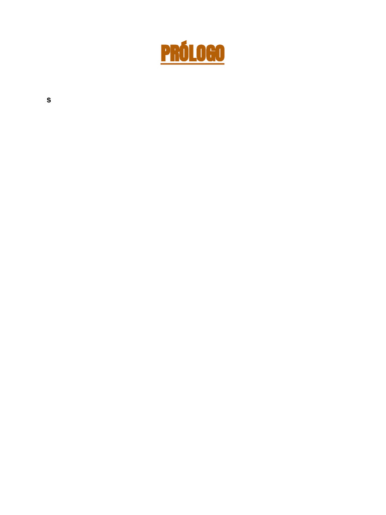 PRÓLOGO | PDF