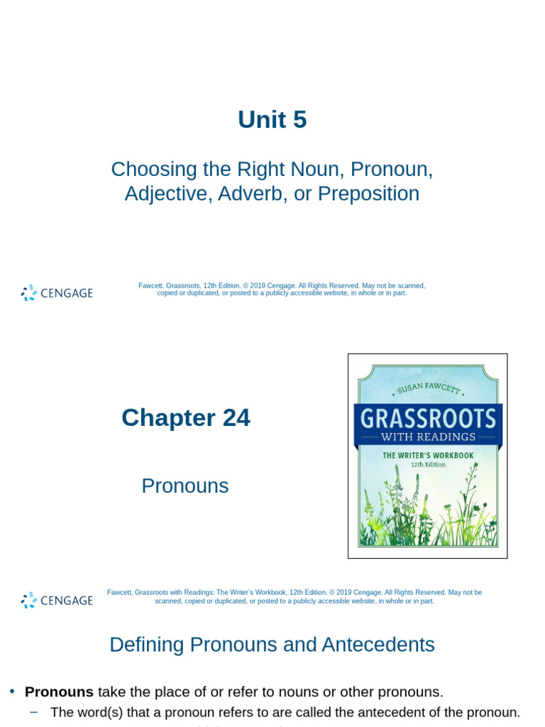 Pronouns | PDF | Grammatical Number | Pronoun