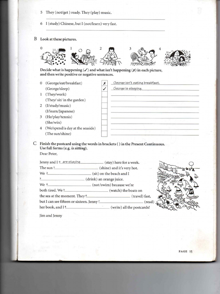 Present Continuous 2 | PDF