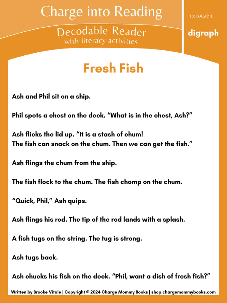 Fresh Fish Digraph Story | PDF
