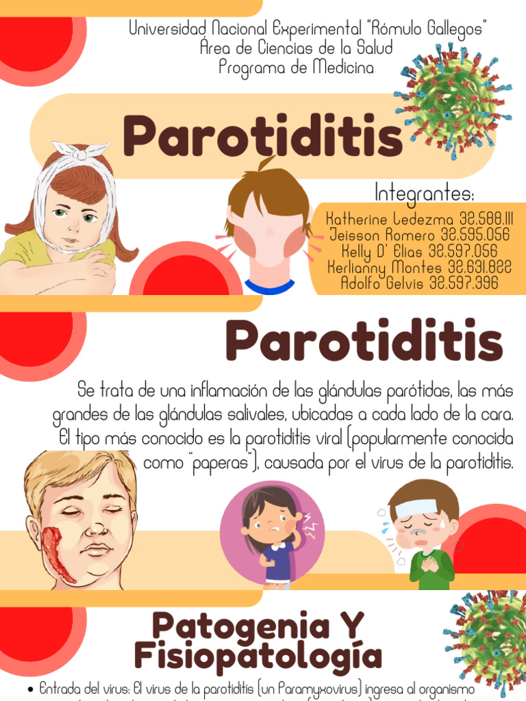 Parotiditis: Causas, Síntomas y Tratamiento | PDF | Inmunología ...