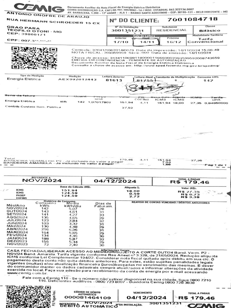 Comprovante Antonio | PDF