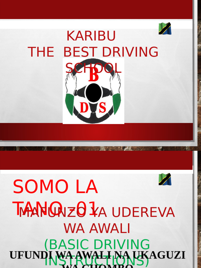 Somo La Tano 01 (Ufundi Na Ukaguzi) | PDF