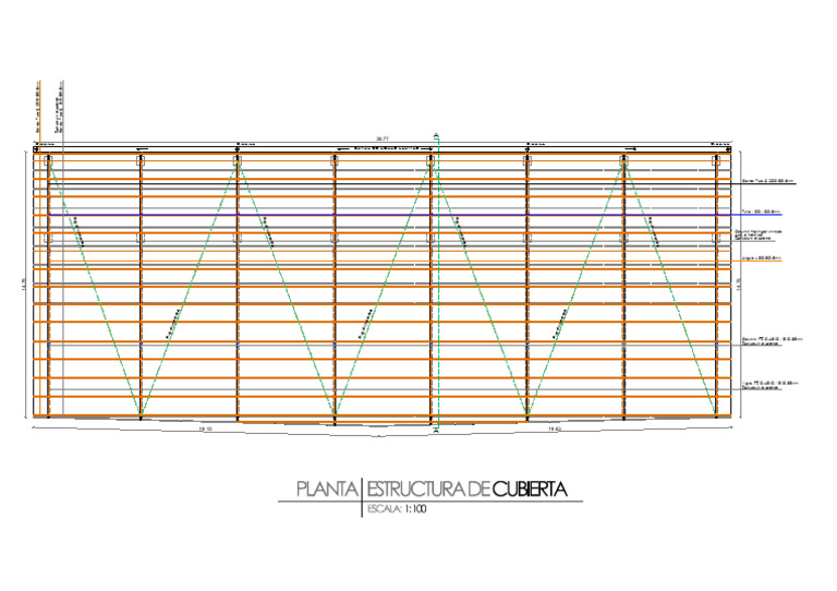 Planta Cubierta T | PDF | Ingeniería estructural | Ingeniero civil