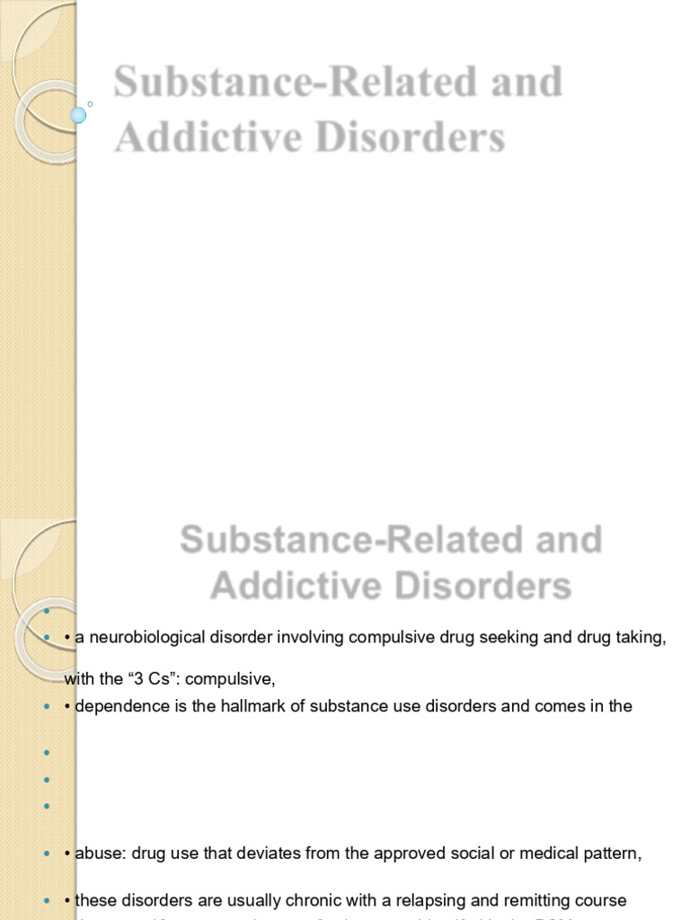 Understanding Addictive Disorders | PDF | Substance Abuse ...