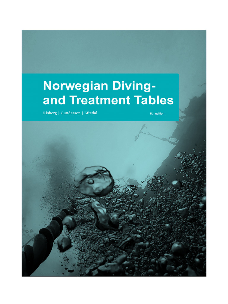 Norwegian Diving and Decompression Tables (NDDT) 6th | PDF | Underwater ...
