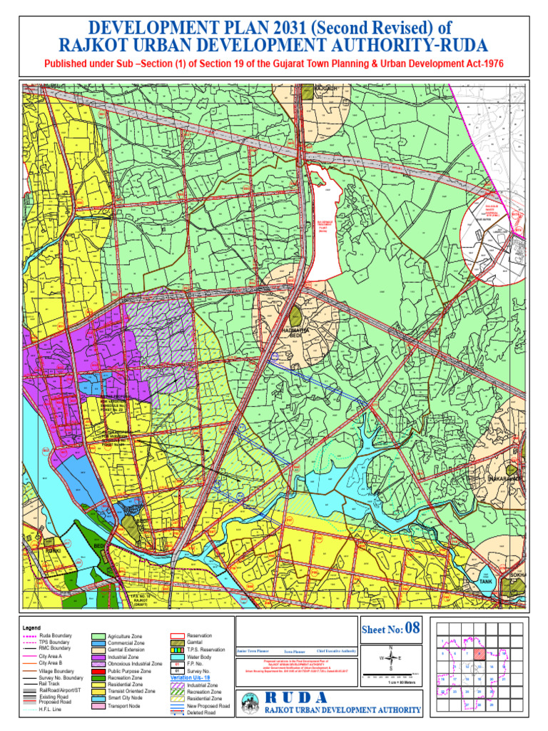 Published Under Sub - Section (1) of Section 19 of The Gujarat Town ...