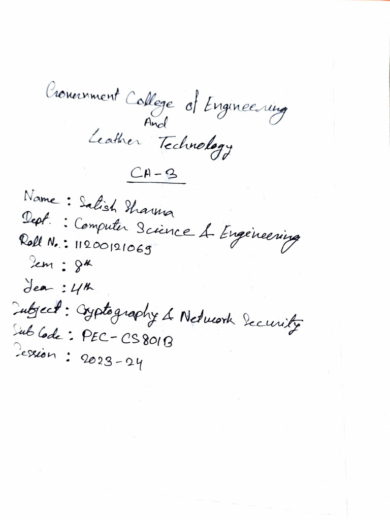 Satish Sharma 11200121069 | PDF