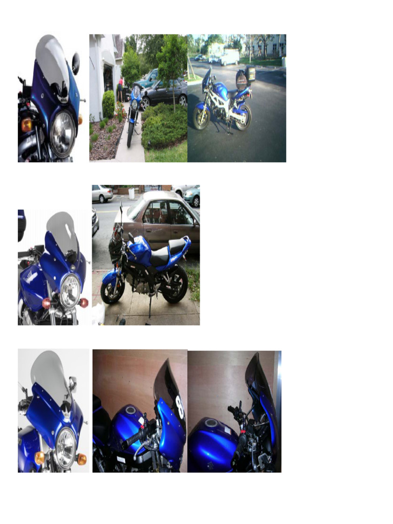 Givi Windscreen Options for SV650 | PDF