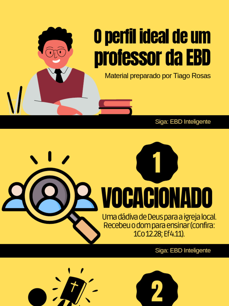 Perfil do Professor da EBD | PDF