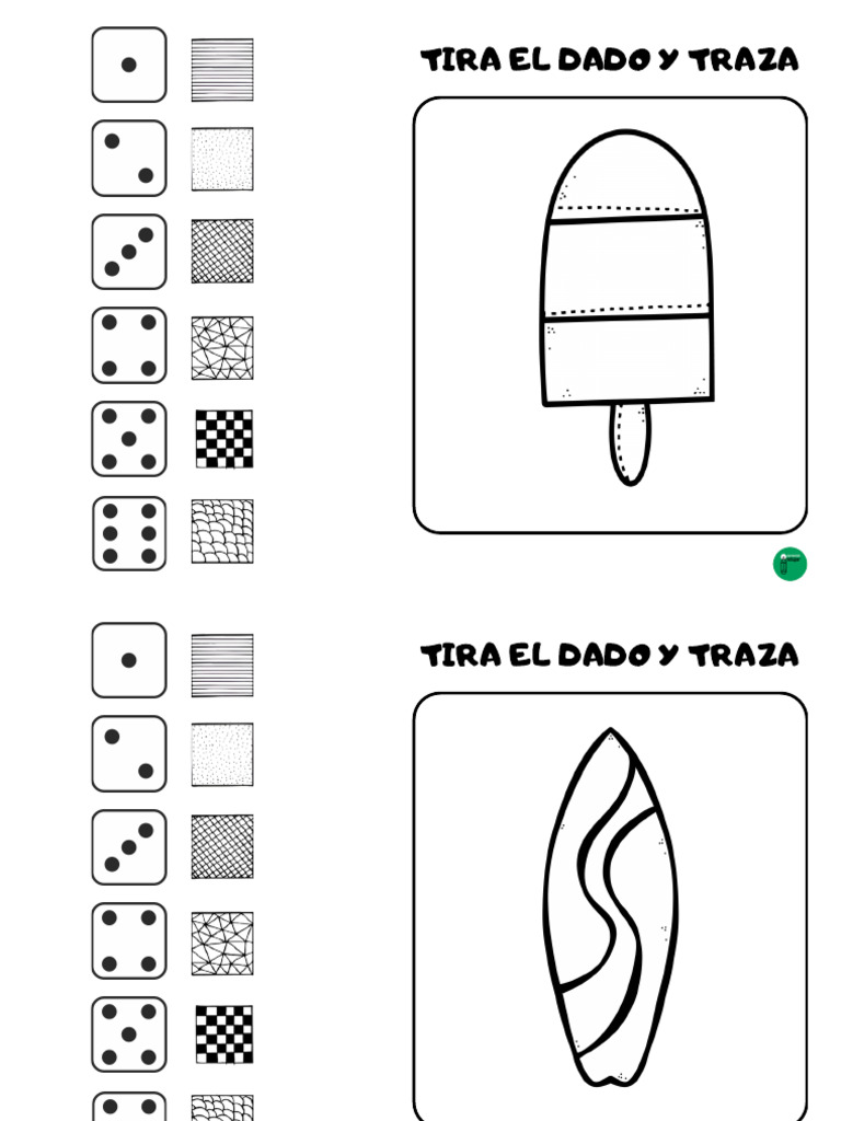 Tira El Dado Grafismo Creativo Especial Verano | PDF