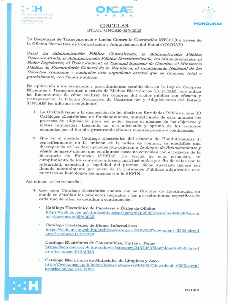 Circular STLCC Oncae 025 2023 | PDF