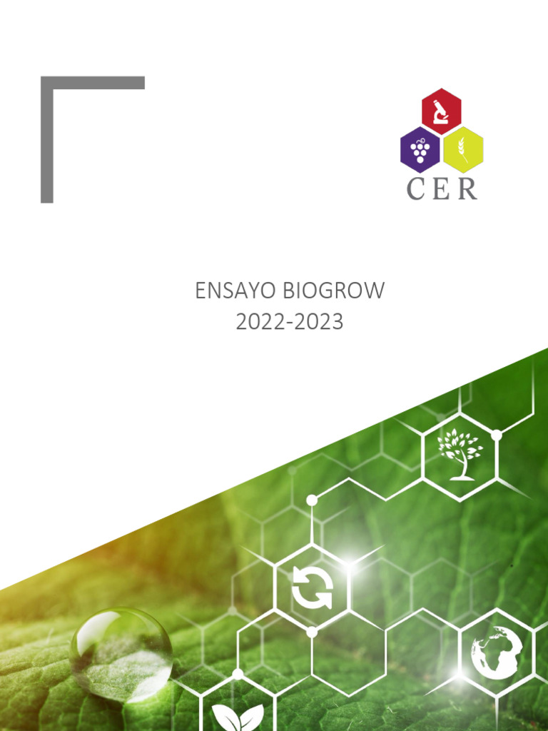 Informe. Biogrow. Citobloom. Produccion Cerezo | PDF