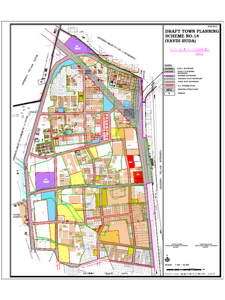 Vavdi-Ruda Draft Town Planning Scheme | PDF