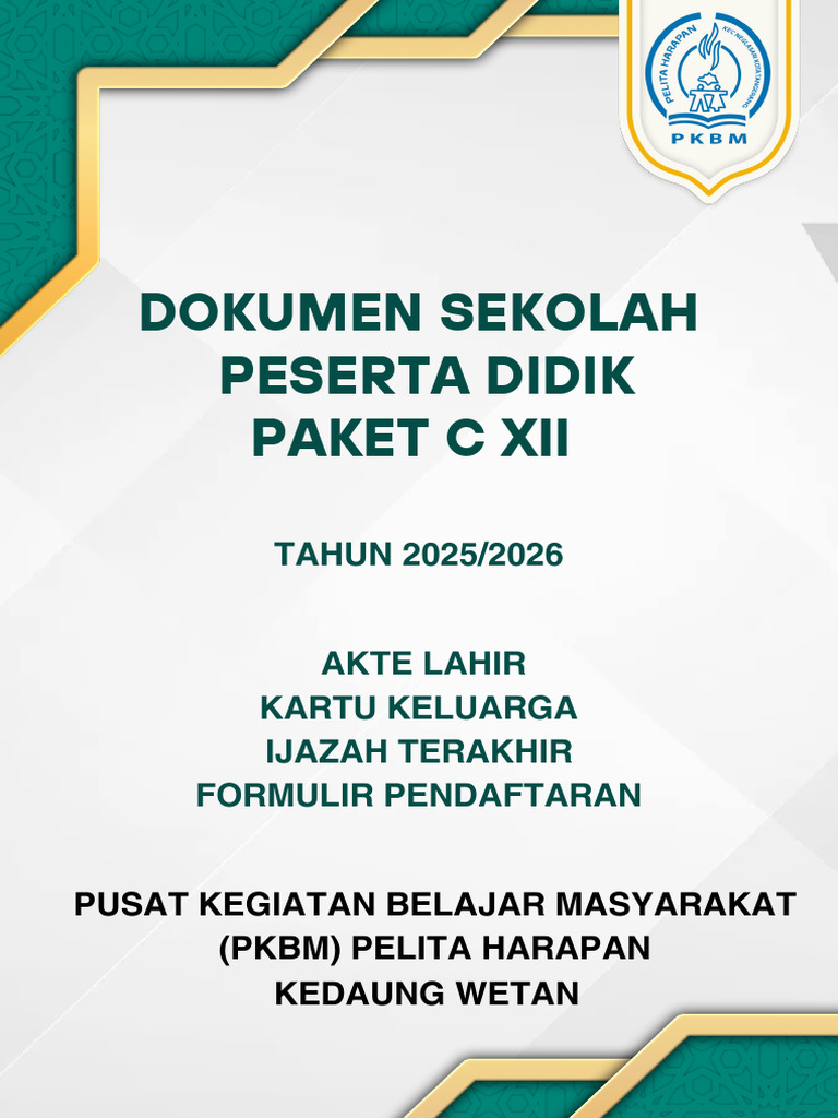 Cover Panduan Rapat Kerja Dokumen A4 | PDF