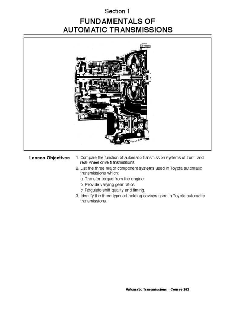 Understanding Automatic Transmissions | PDF | Automatic Transmission | Transmission (Mechanics)