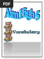 Vocabulary Words List - English - Grade VI | PDF