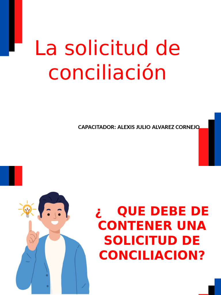 Solicitud Para Conciliar | PDF