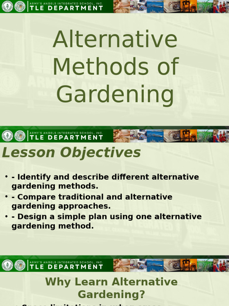 Exploring Alternative Gardening Methods | PDF | Hydroponics | Aquaponics