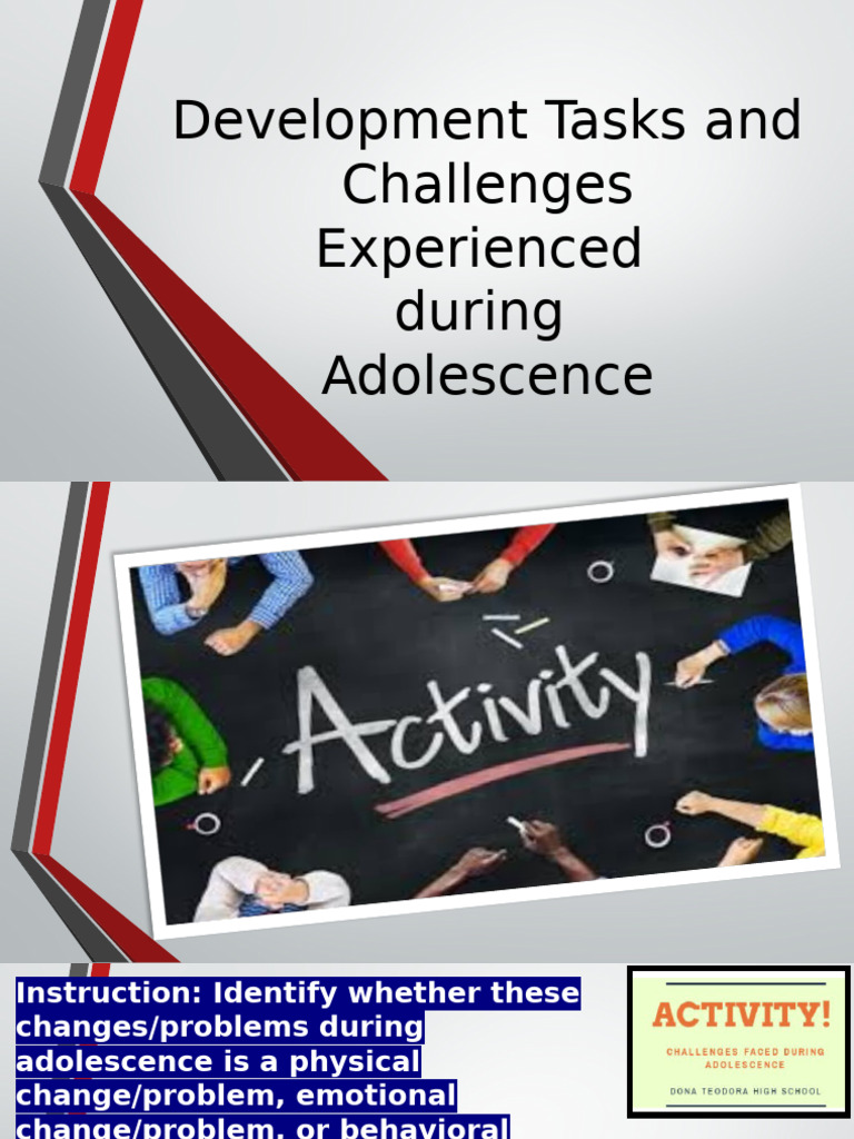 Challenges of Adolescent Development | PDF | Adolescence | Nutrition