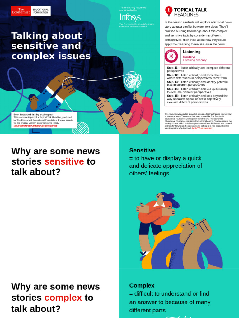 Headline35 Talking About Sensitive and Complex Issue | PDF | Cognition ...