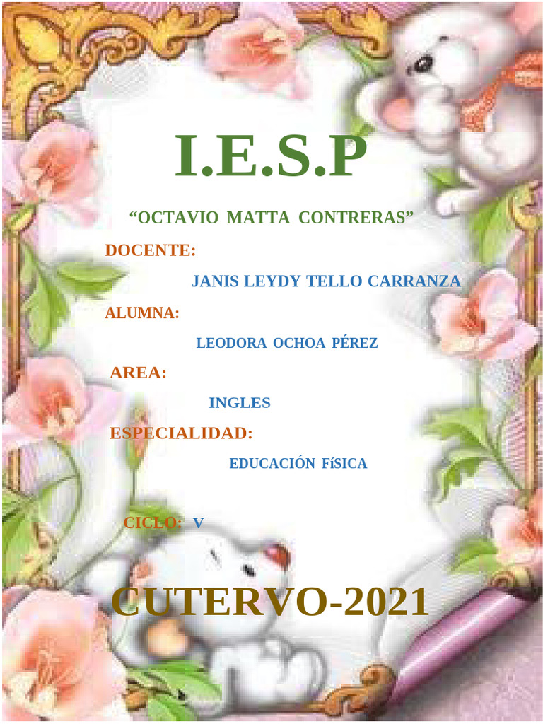 Portafolio de Ingles V Leodora Ochoa Perez | PDF | Nelson Mandela