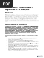 Principito Capítulo 1 | PDF
