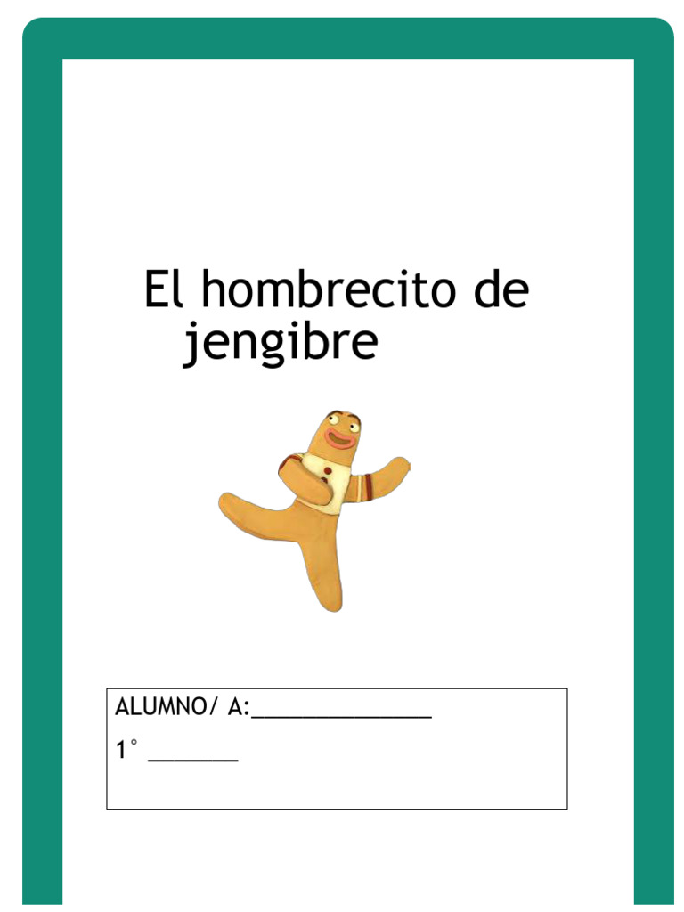 Cuadernillo de Actividades El Hombrecito de Jengib 250505 195809 | PDF