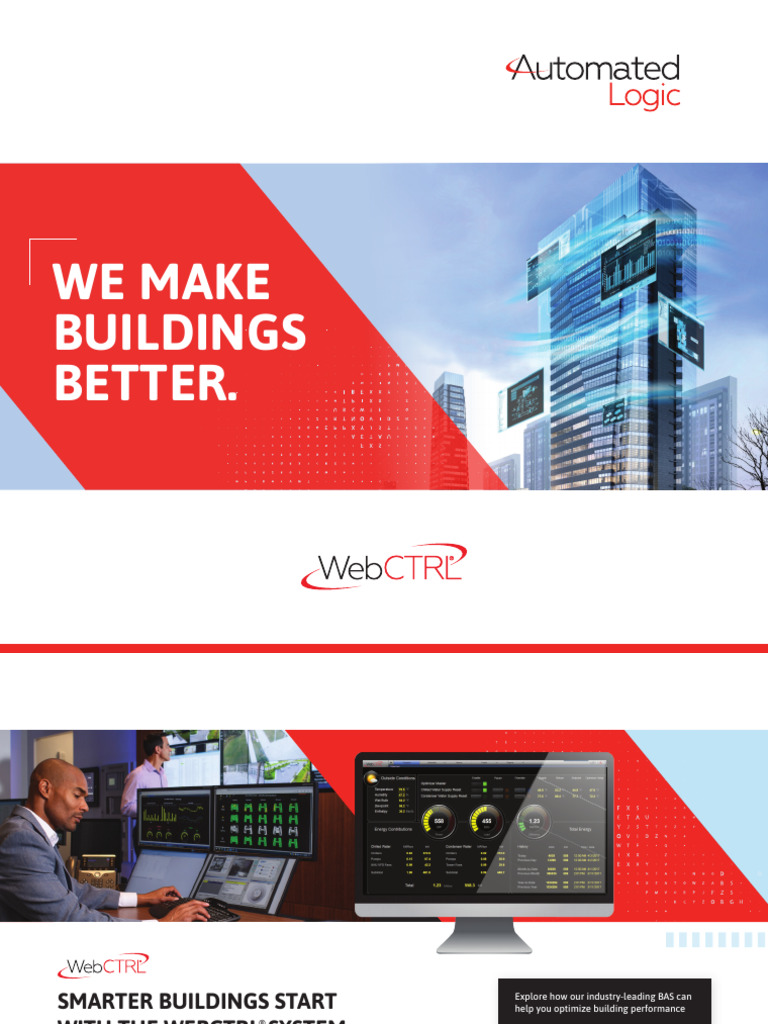 WebCTRL Brochure 32024 - tcm702 185230 | PDF | Building Automation | Automation