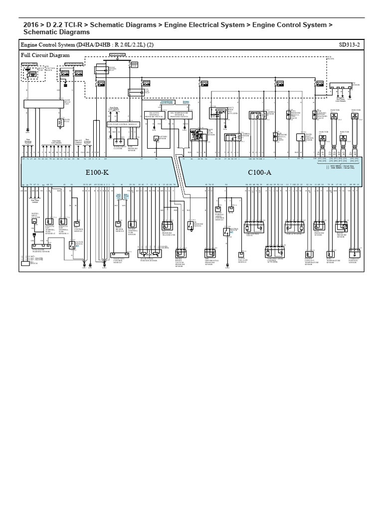 D4CB Engine Wiring Diagram | PDF | Engines | Propulsion