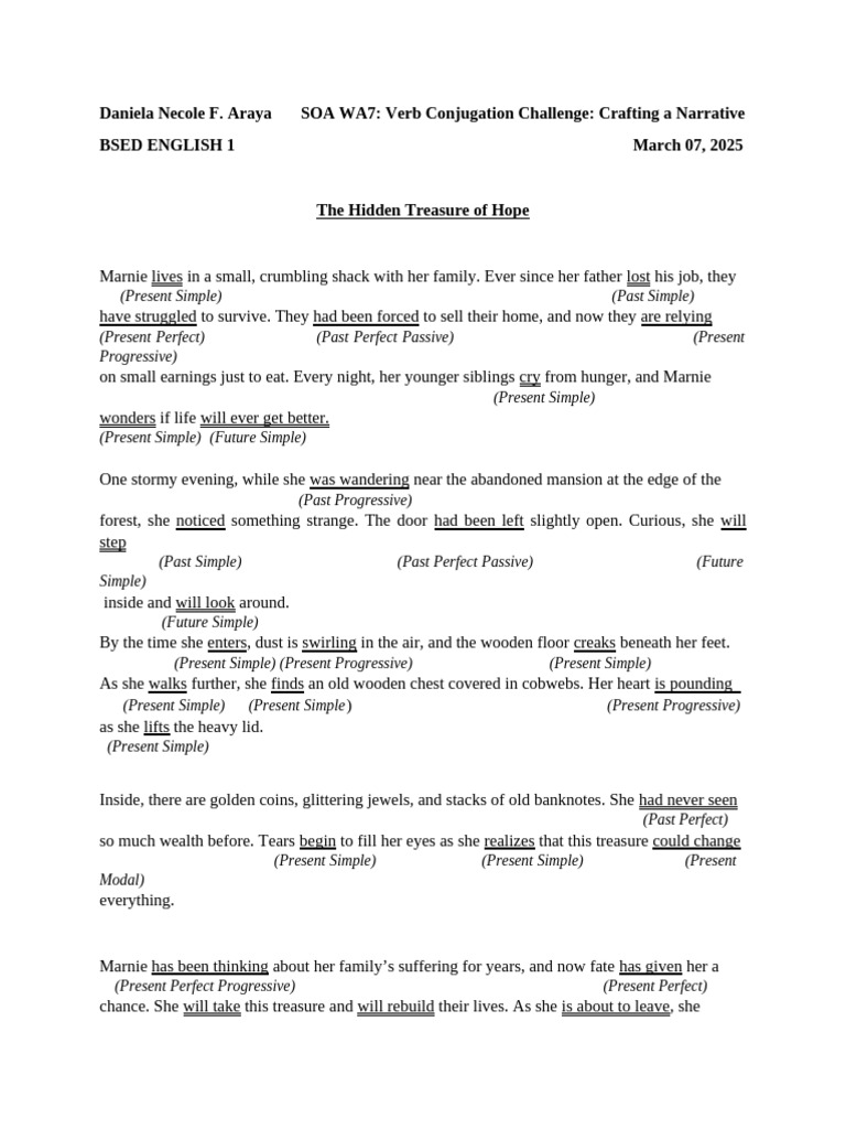 Verb Conjugation Challenge | PDF | Syntax | Grammar