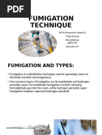 OT Fumigation Guidelines | PDF | Formaldehyde | Surgery