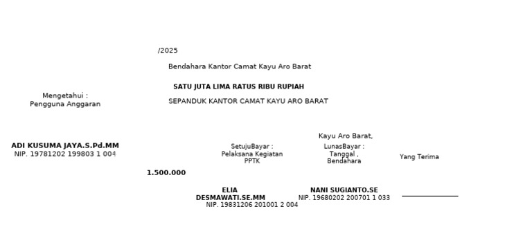 Kwitansi Merah | PDF