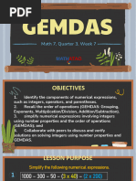 GEMDAS Rule | PDF