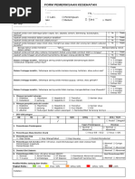 Form 2pemeriksaan CKG | PDF