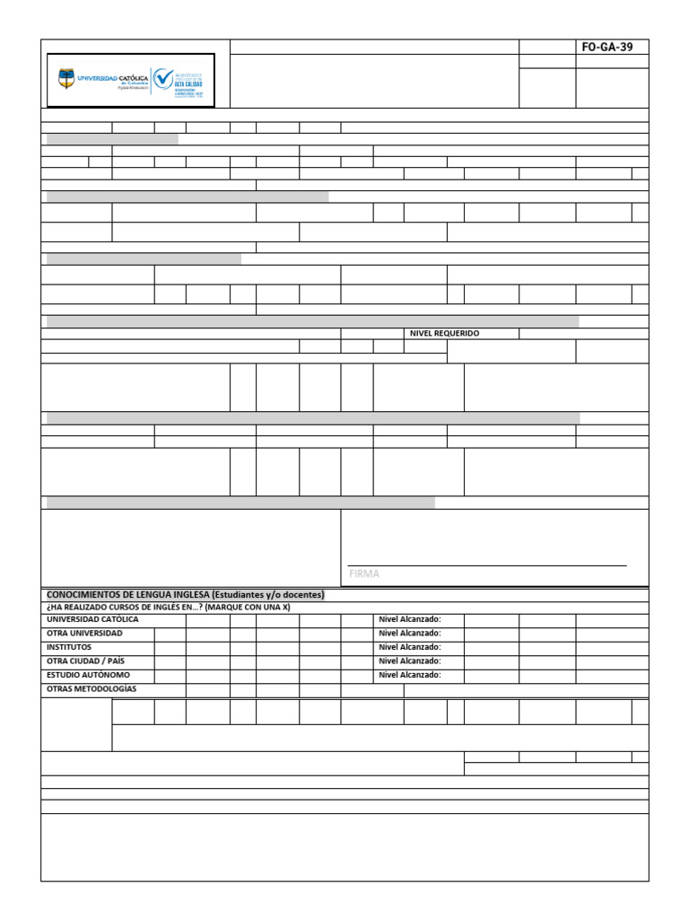 Formato Presentacion Examen Clasificacion | PDF | Etapas educativas