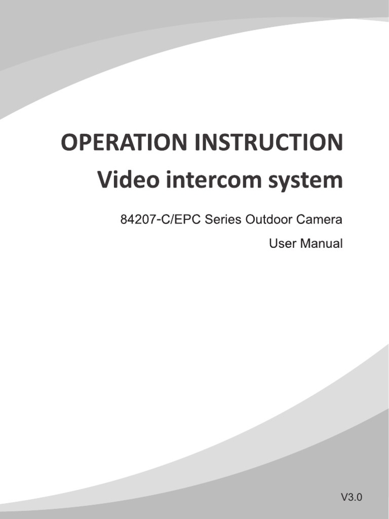 Intercom System Specifications Guide | PDF