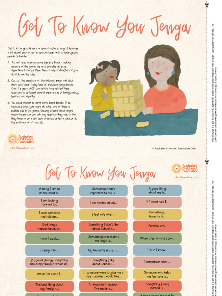 ACF616 Jenga Resource v2 | PDF