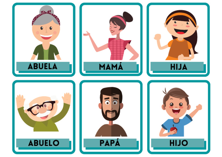 12Familia+Vocabulario+Flashcards Compressed | PDF