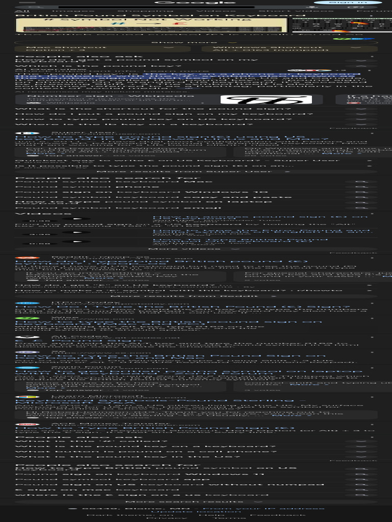 Pound Symbol Keyboard - Google Search | PDF | Computer Keyboard ...