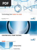 Pump Performance Test Procedure | PDF | Flow Measurement | Pump