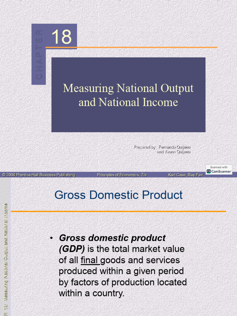 National Output and Income Measurement | PDF | Measures Of National ...