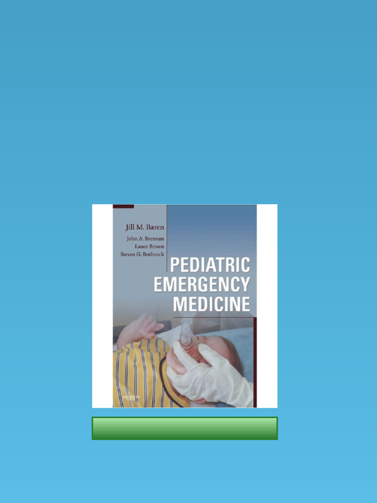 (Ebook) Pediatric Emergency Medicine by Baren MD MBE FACEP FAAP, Jill M ...