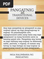 Mga Transitional Devices Sa Filipino | PDF
